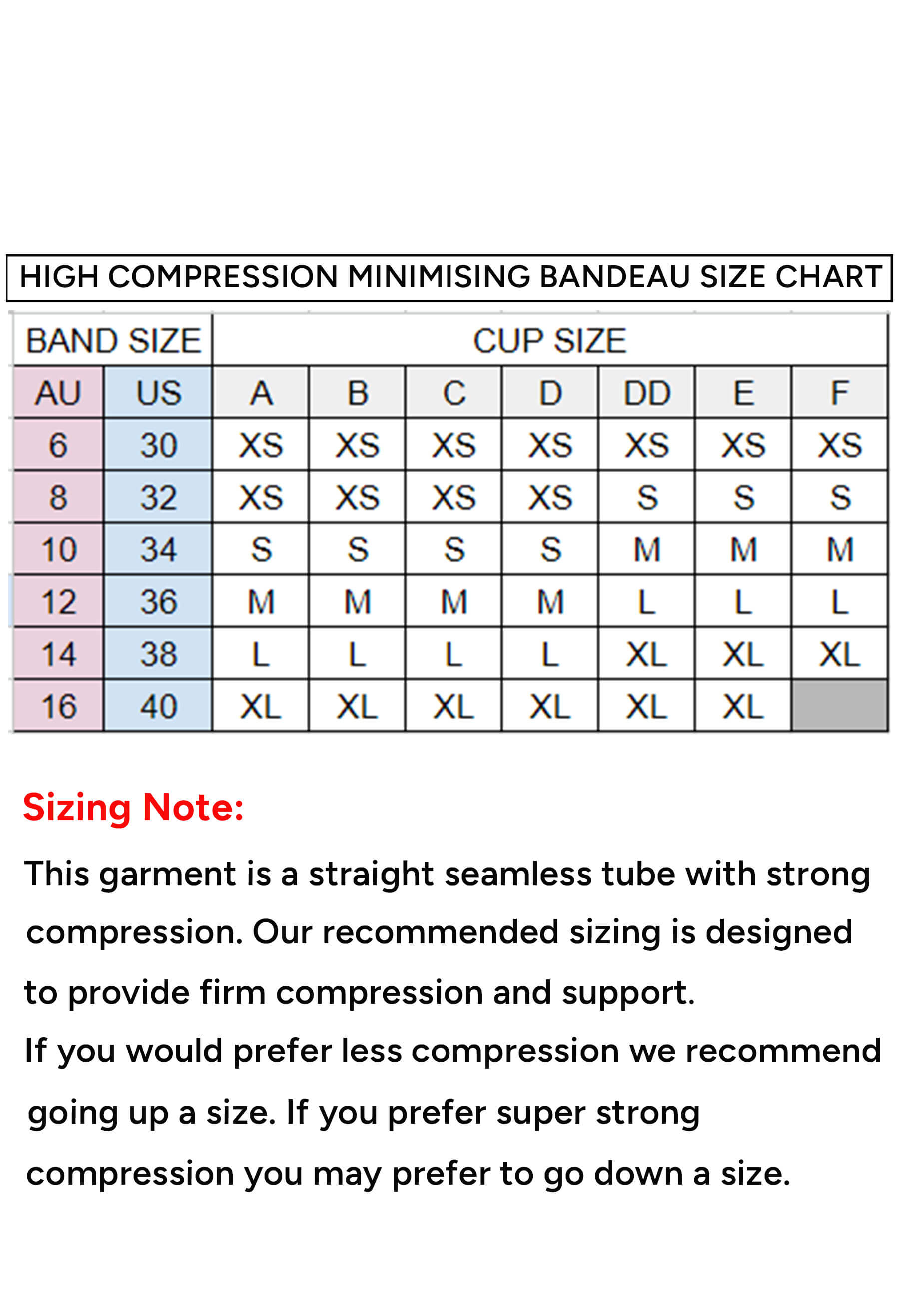 Compression Tube Top | Breast Binding | B Free Australia