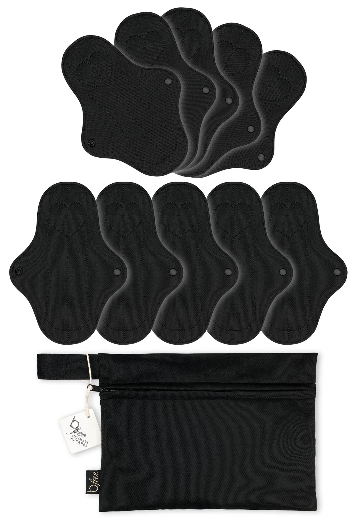 Ultra Thin Stay-Dry Reusable Panty Liners - 10 Pack | B Free AU – B ...