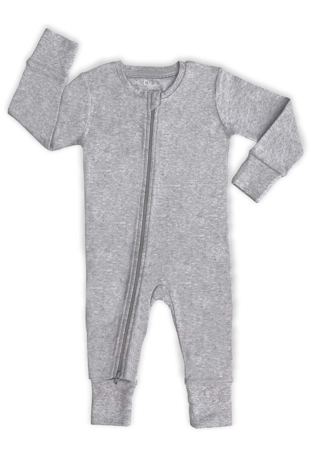 100% Organic Cotton 2-Way Zip Babysuit | 100% Organic Cotton Babywear ...